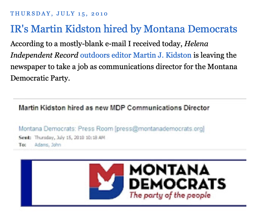 What Happened To Martin “Gomer” Kidston’s Missoula Current? – Zoom ...